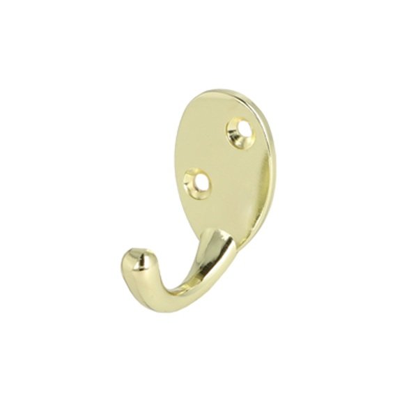 Knage "Trunk" - Messing - 1 Krog - Knager og kroge - Beslagsgrossisten.dk