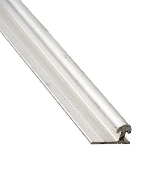 Skydedørsskinne KG50 - 2 Meter - Aluminium - Skydedørsskinner - Beslagsgrossisten.dk