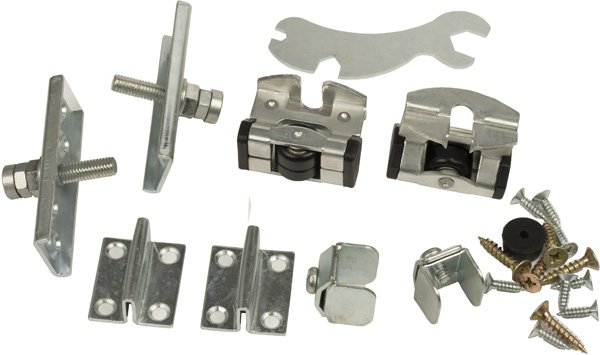 Skydedørsbeslagsæt til KG40 System - Skydedørsskinner - Beslagsgrossisten.dk