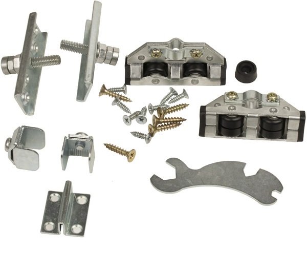 Skydedørsbeslagsæt til KG75 System - Skydedørsskinner - Beslagsgrossisten.dk